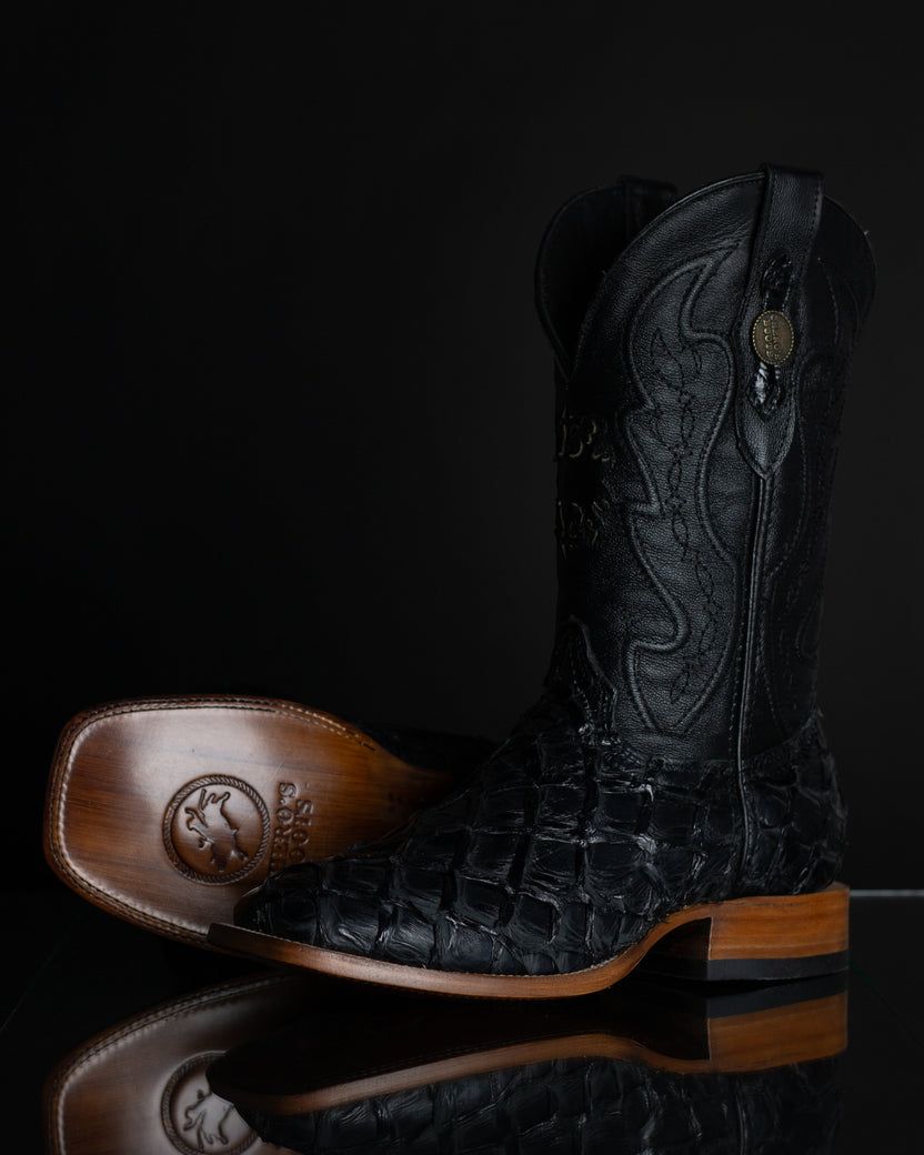 Pirarucu Boots – Bold Exotic Fish Leather Boots | Chero’s Boots – Chero ...