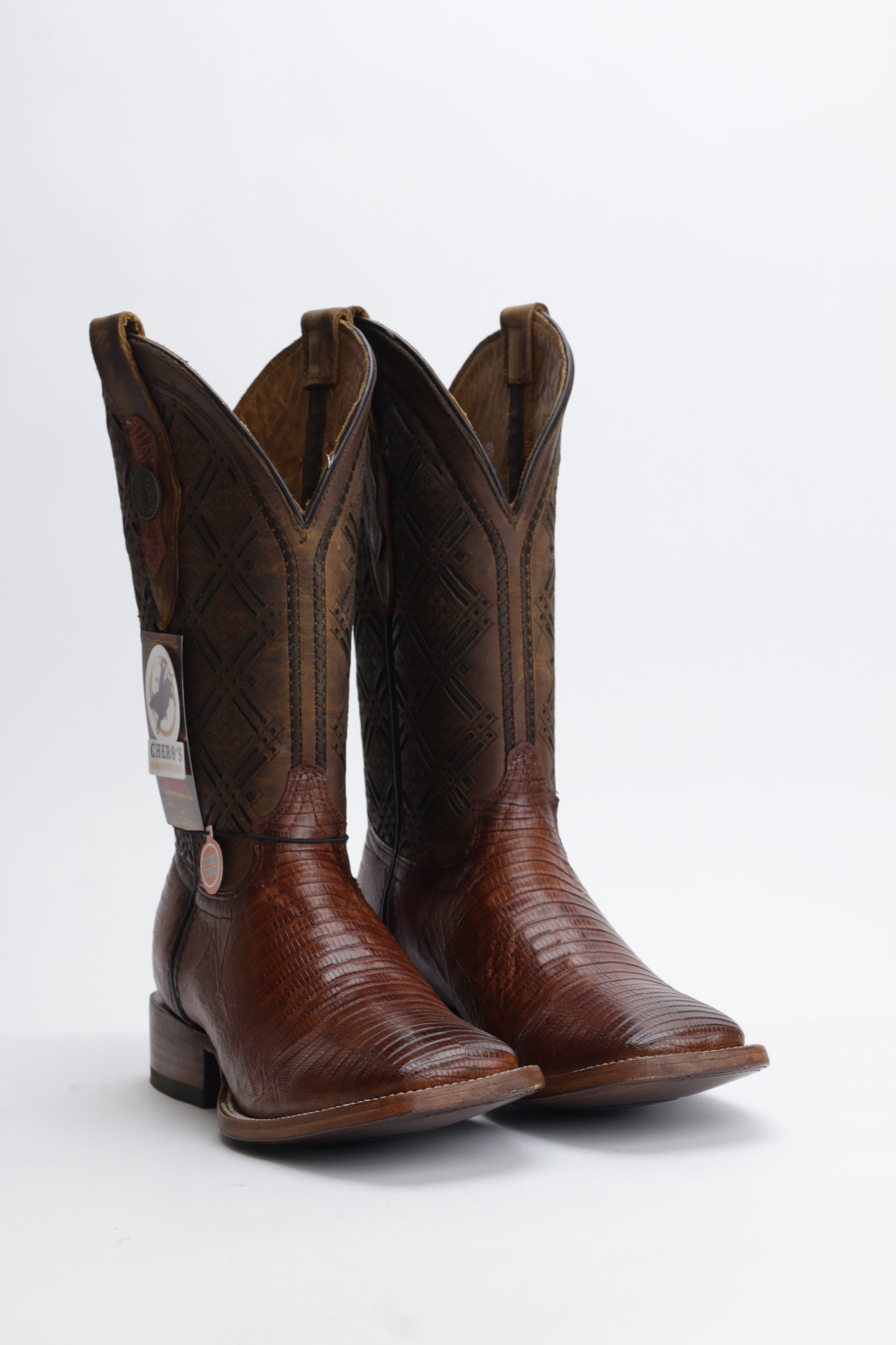 Chero's Premium Exotic Teju Lizard Amber Honey – Chero's Boots