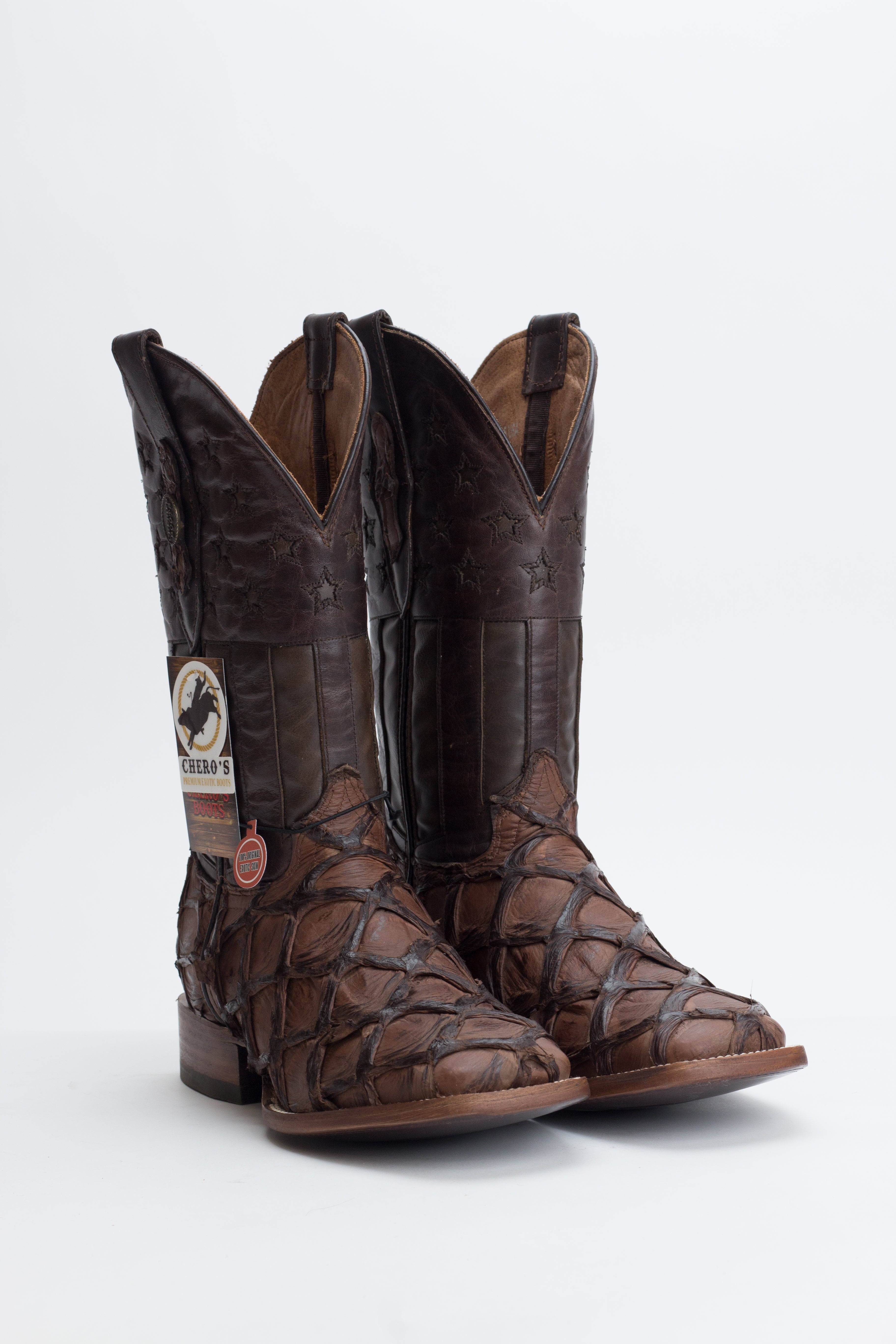 Chero's Premium Exotic Pirarucu Matte Chocolate – Chero's Boots